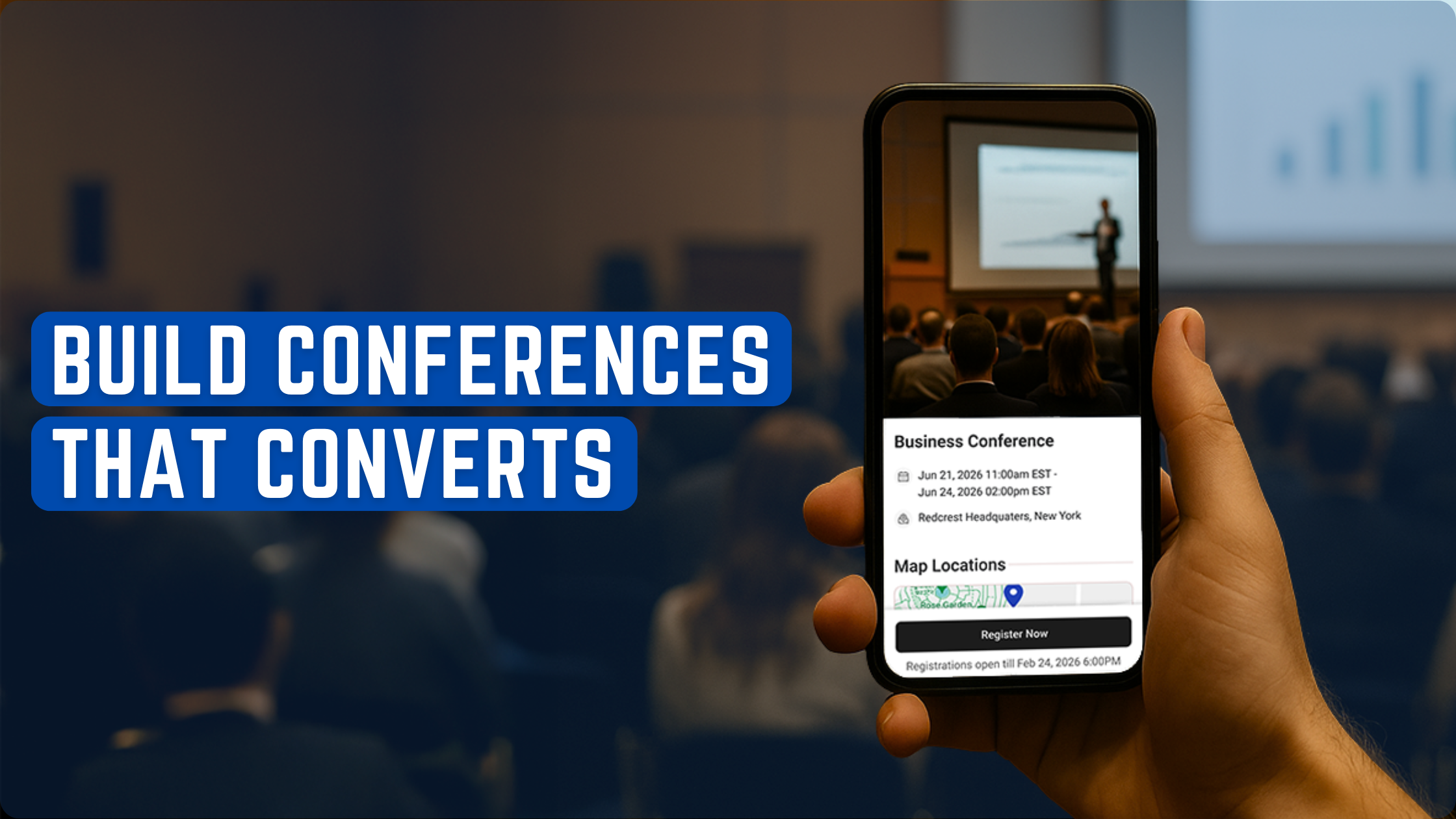 How to Create a Conference Landing Page: Manage Conferences Easily